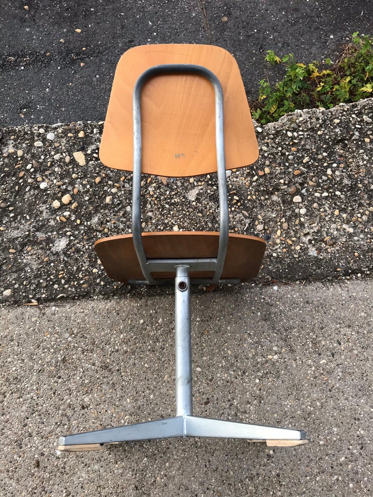 Swiss School Chairs from Embru, 1960s, Set of 3 For Sale at 1stDibs