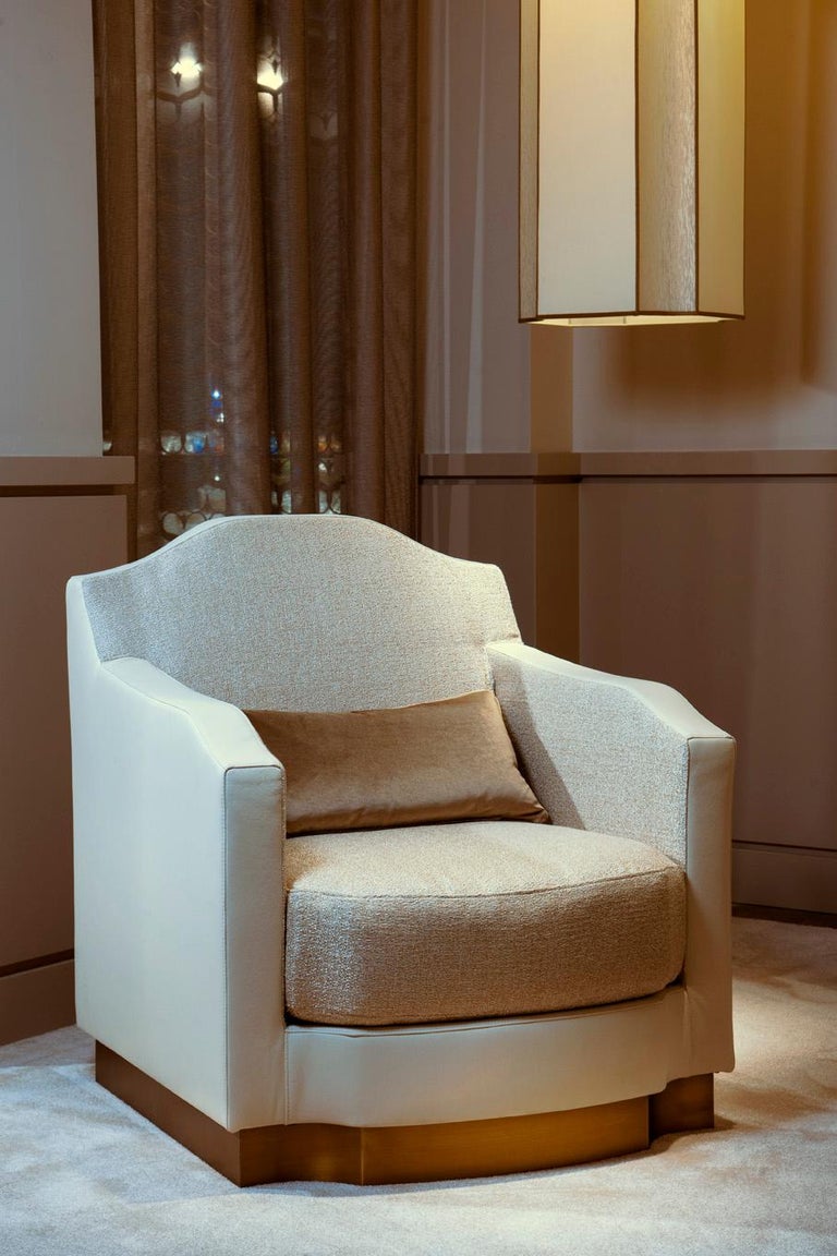 Swivel Armchair Frame Made of Solid Timber and Wood Bronze or Silver ...