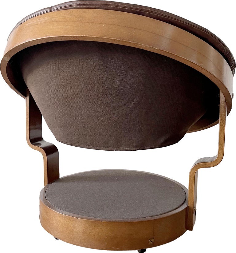 Swivel Chair by Oddmund Vadd, Norway For Sale at 1stDibs