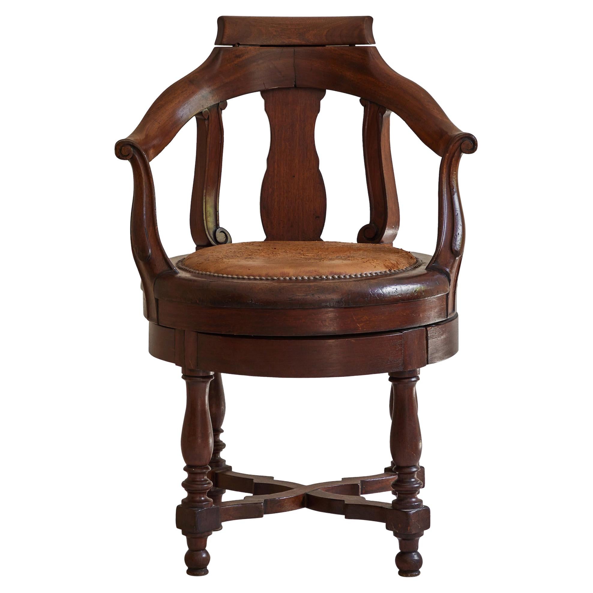 Sandrine Swivel Chair For Sale at 1stDibs