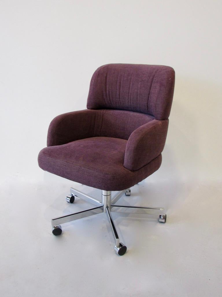 Swivel Tilt Office Chair in Purple Fabric by Fortress Co California at ...