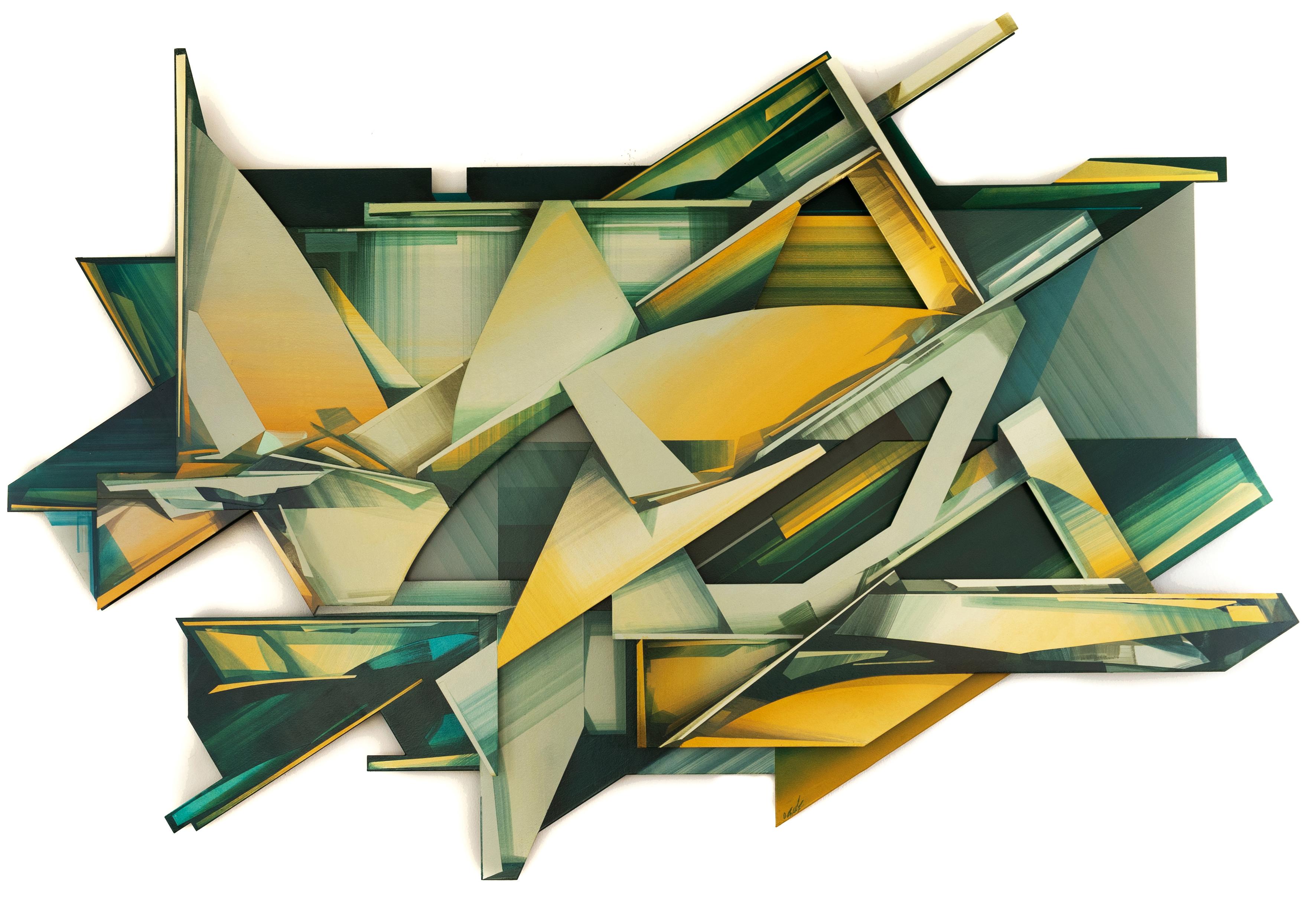 SWIZ - Shaped Paintings #010 For Sale at 1stDibs