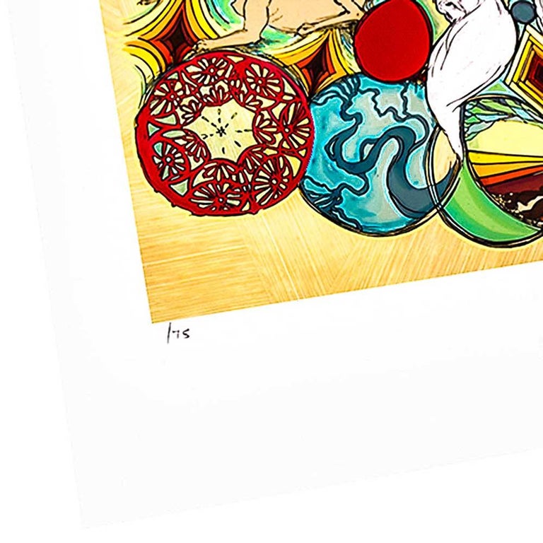 Swoon - SWOON MONI AND THE SPHINX (Hand Embellished) For Sale at 1stDibs