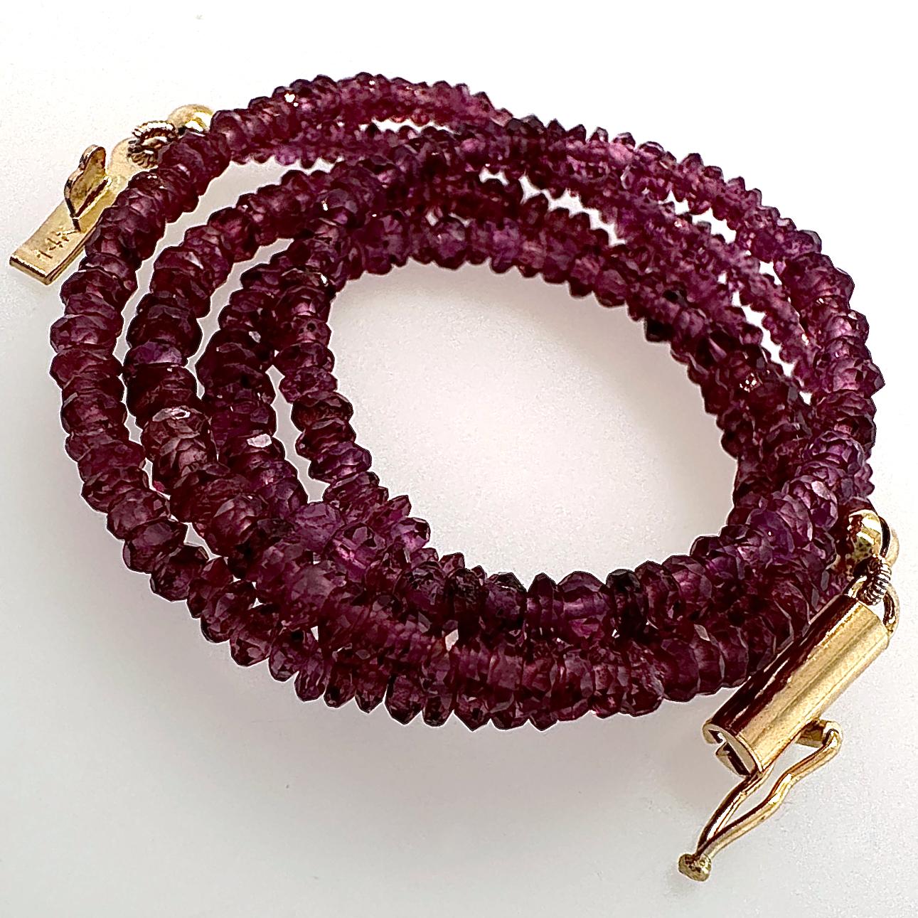 Sword Pendant with Diamonds on Grip plus Purple Rhodolite Garnet Bead ...
