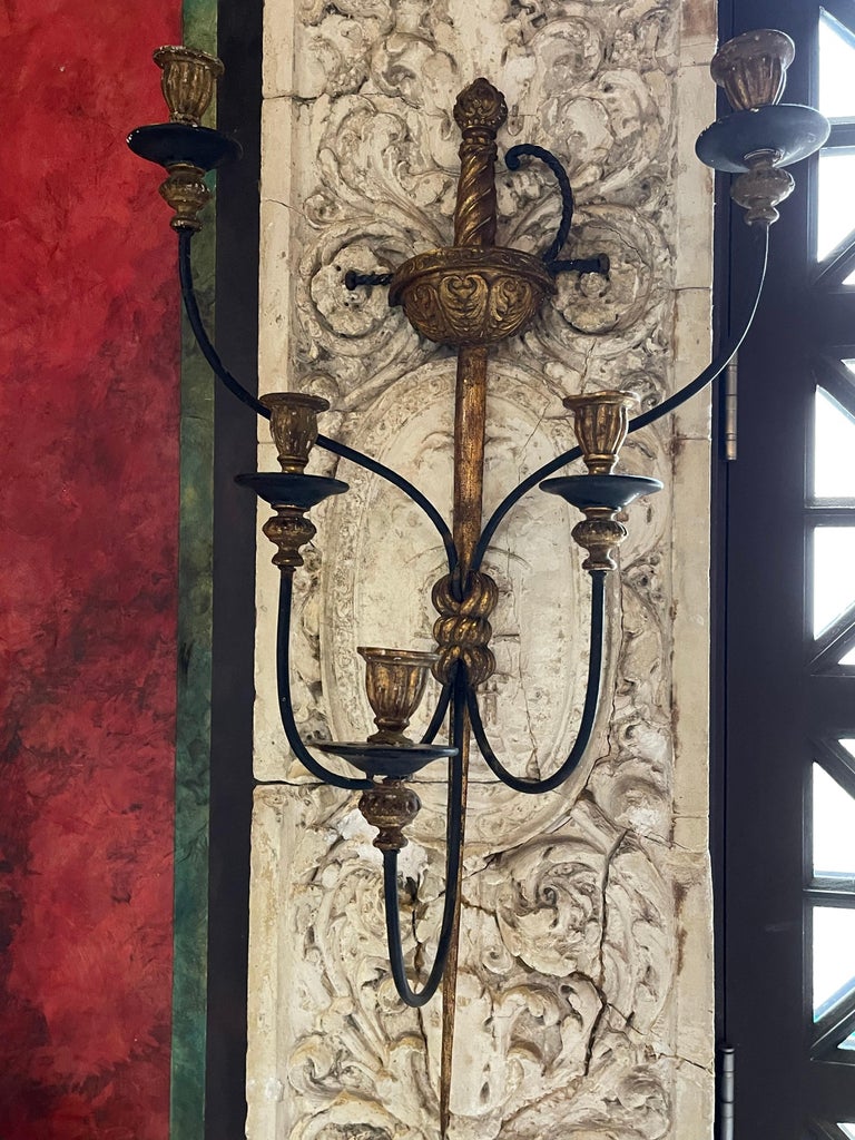Sword Wal Sconces For Sale at 1stDibs