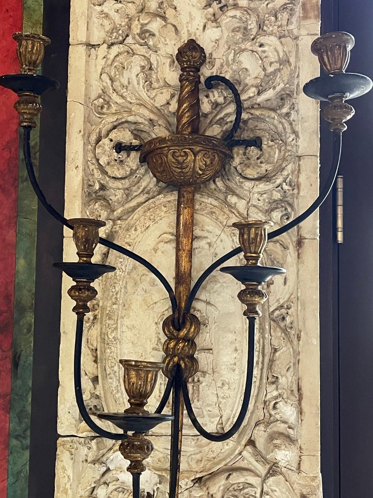 Sword Wal Sconces For Sale at 1stDibs