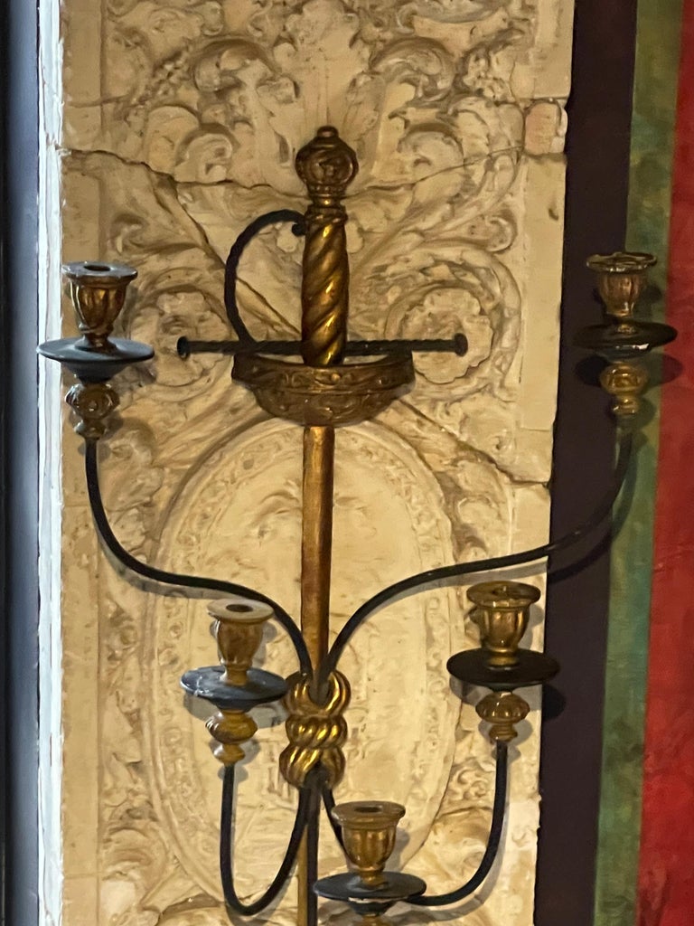 Sword Wal Sconces For Sale at 1stDibs