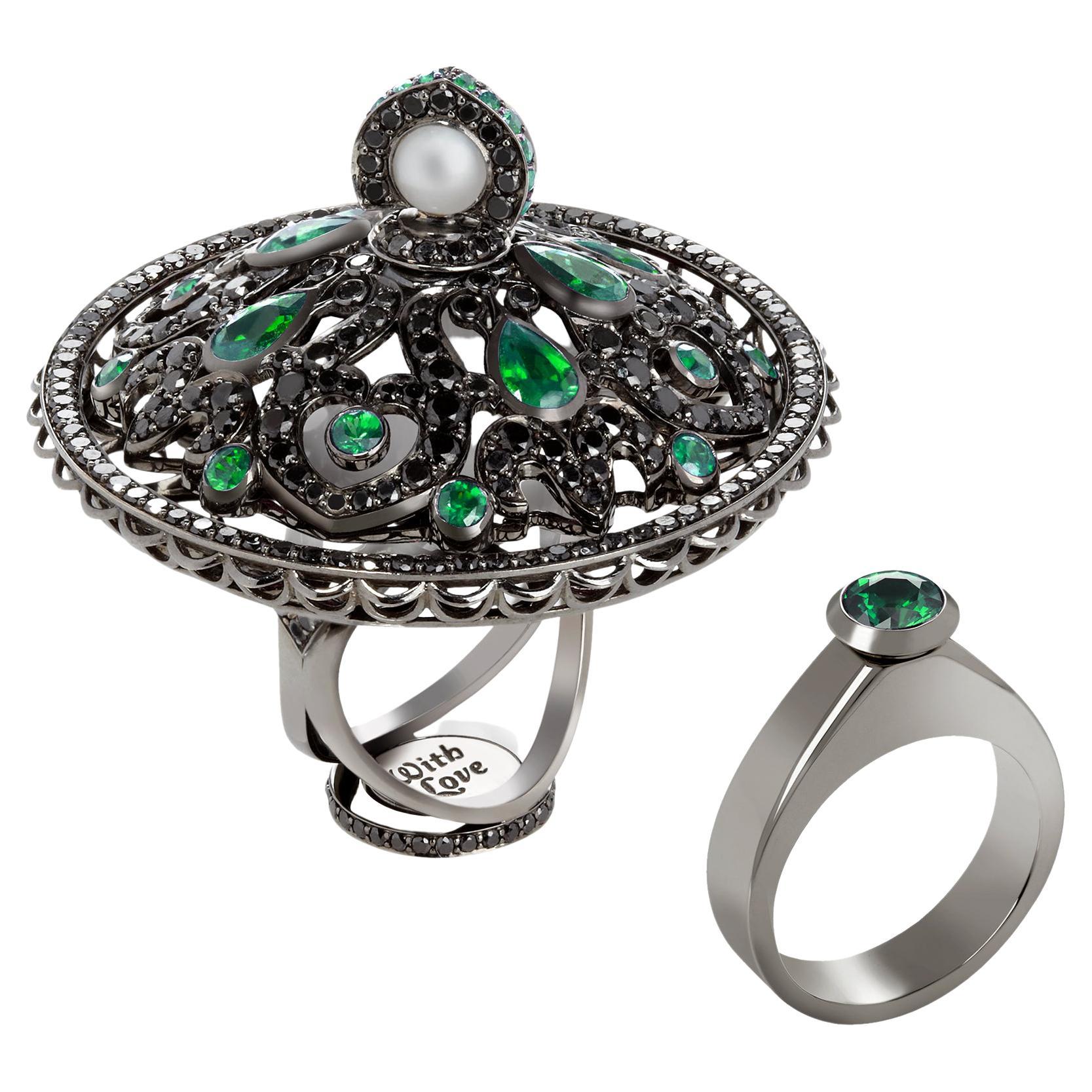 Sybarite Dancing Ballerina Ring in White Gold with White Diamonds For ...