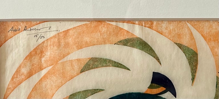 Sybil Andrews - "Winch" British Linocut Grosvenor School Machine Age ...