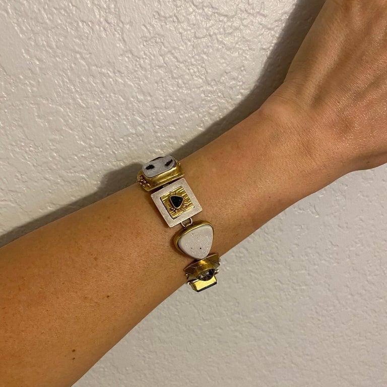 Sydney Lynch Multi Gemstone Designer Necklace and Bracelet Estate Fine ...