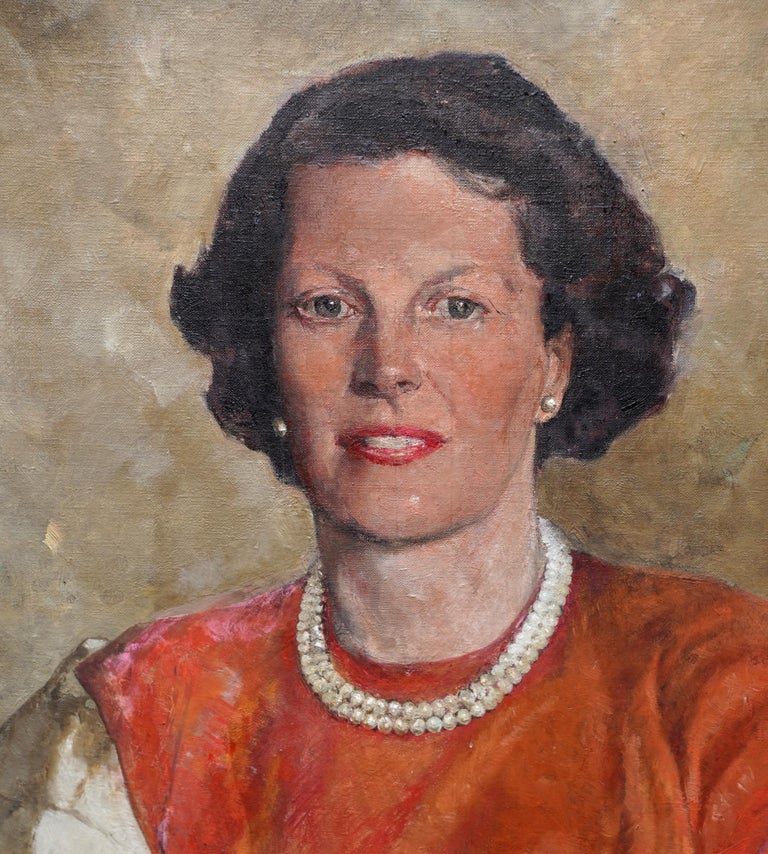 Sydney Seymour Lucas - Portrait de Sheila De Quincey - Peinture à l'huile d'un portrait d'art ...