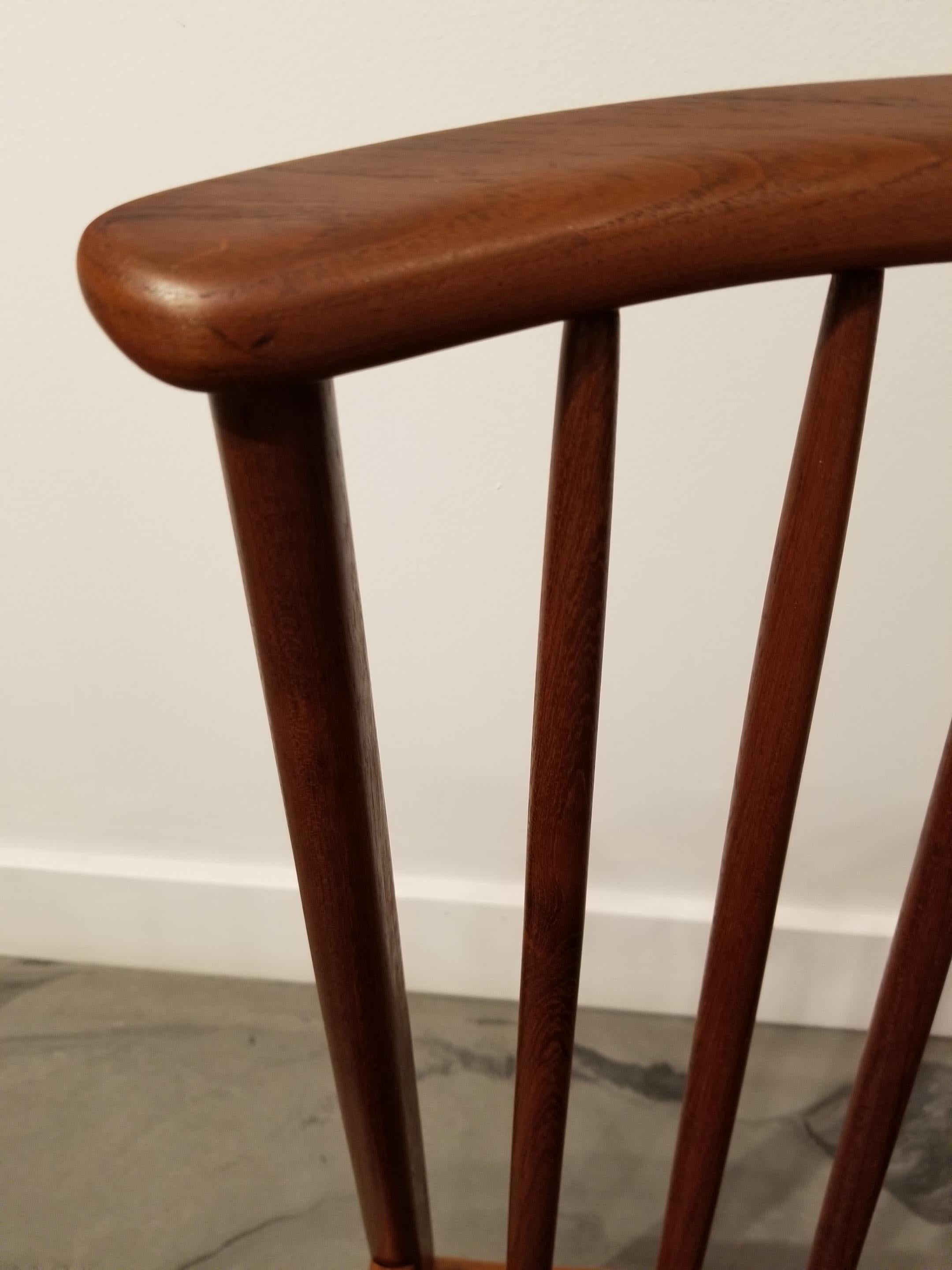 Teak Dining Chairs by Sylve Stenquist for DUX at 1stDibs