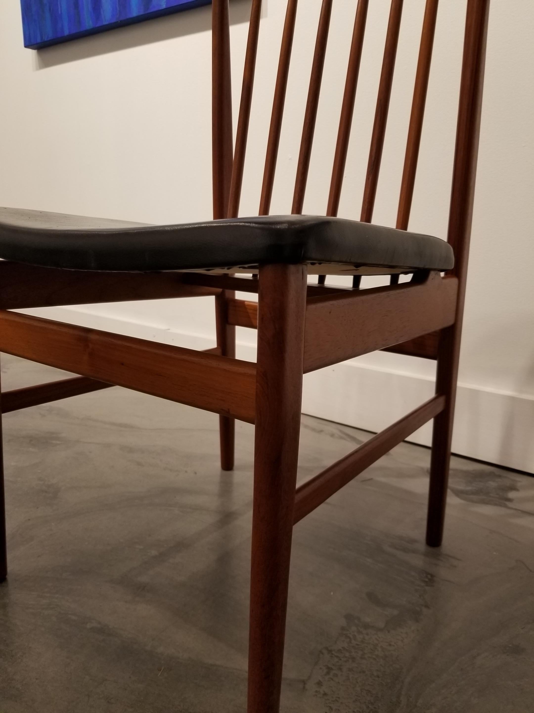 Teak Dining Chairs by Sylve Stenquist for DUX at 1stDibs