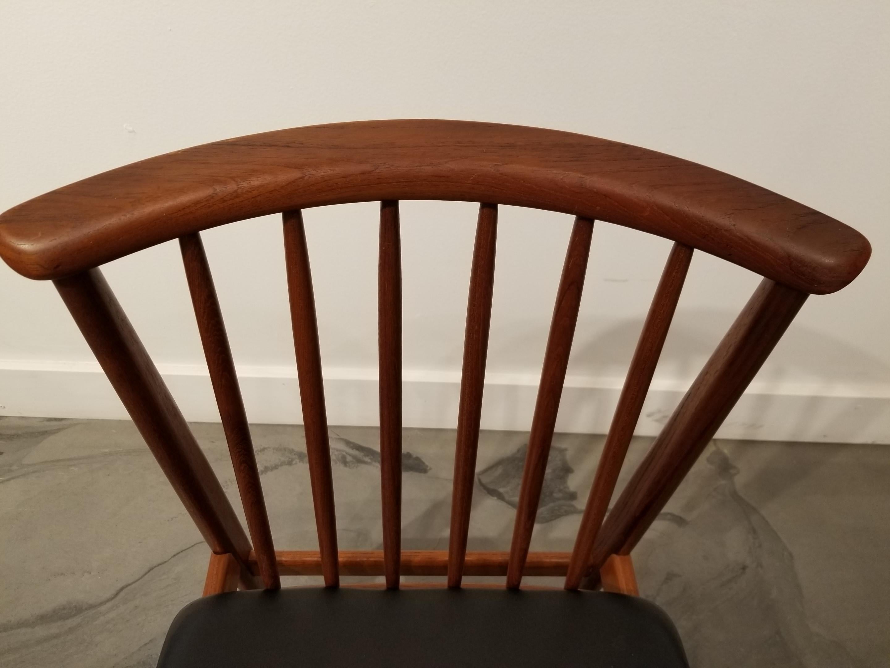 Teak Dining Chairs by Sylve Stenquist for DUX at 1stDibs