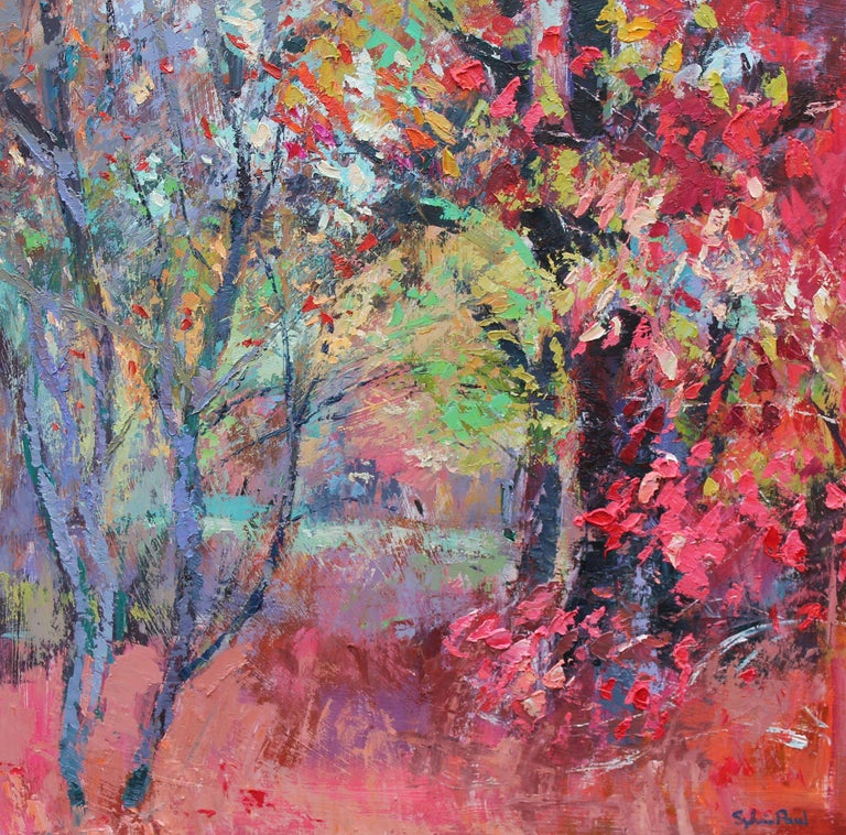 Sylvia Paul - Glorious Autumn - Original abstract seasonal impasto ...