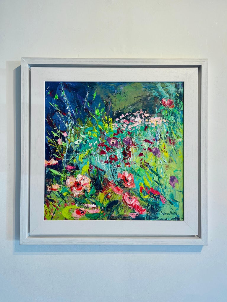 Sylvia Paul - Pink Poppies in the Garden - impressionist modern oil ...