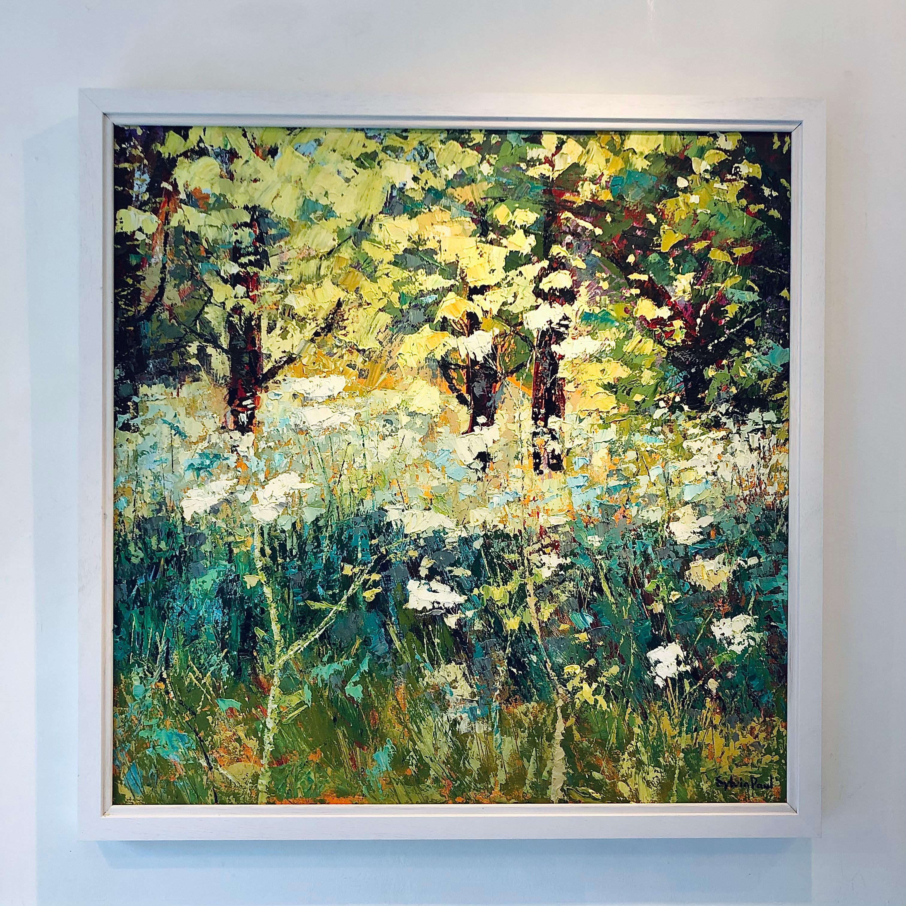 Sylvia Paul - Spring Meadow - floral landscape nature oil painting ...