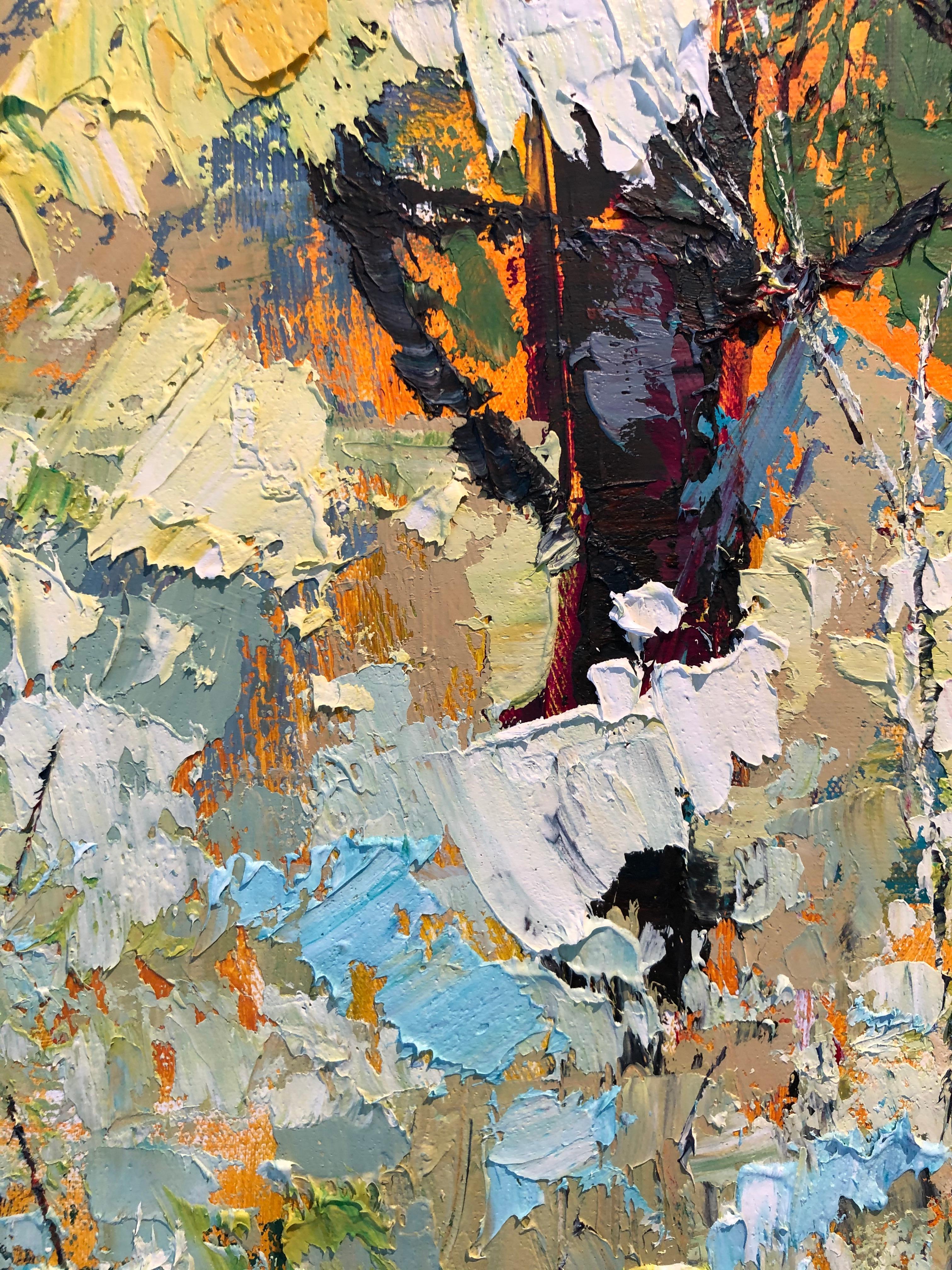 Sylvia Paul - Spring Meadow - floral landscape nature oil painting ...