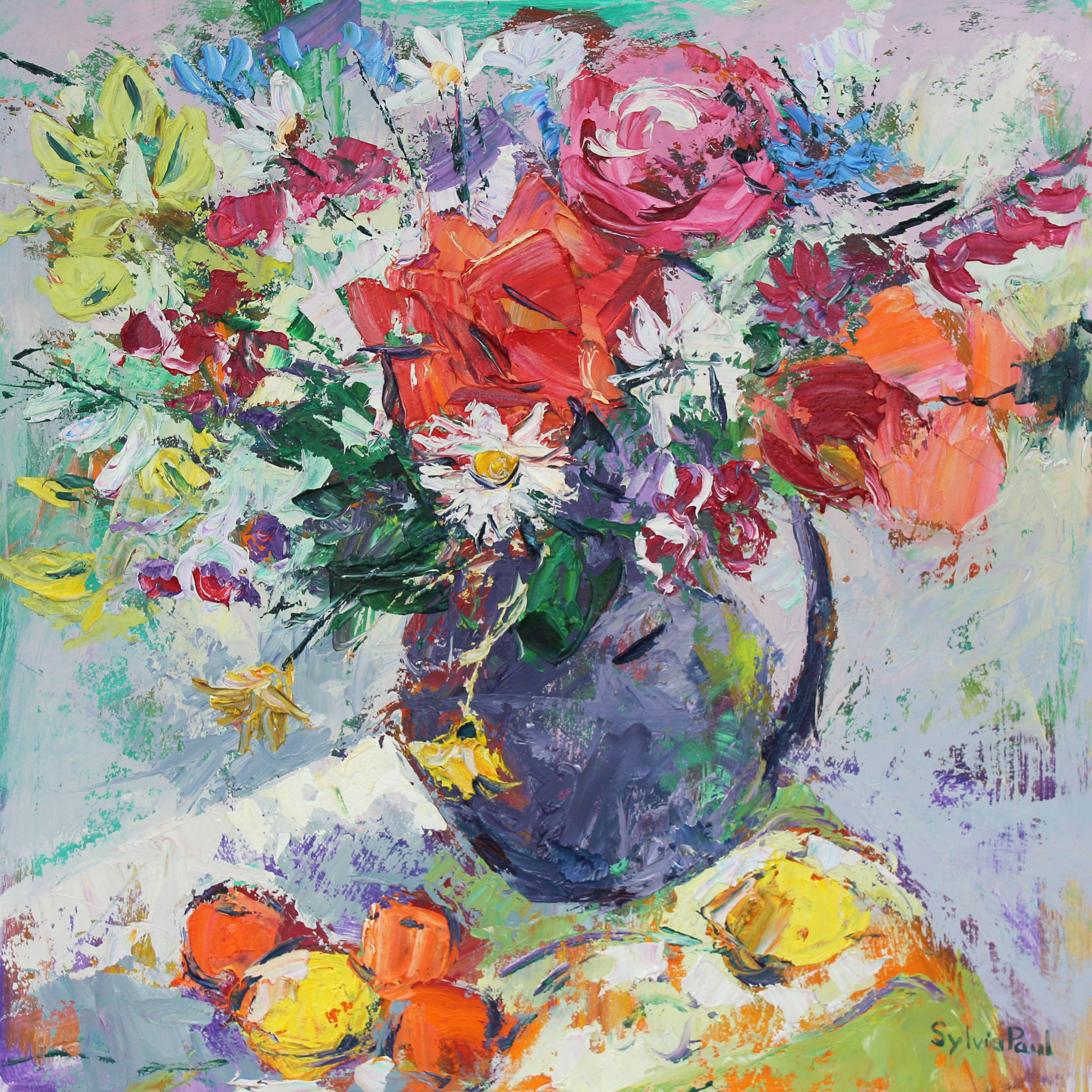 Toma Yovanovich - Mid-Century Modern Abstract Expressionist Still Life ...