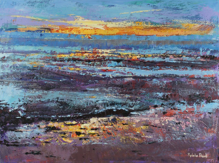 Sylvia Paul - Sunrise Spectacular - seascape ocean oil painting ...