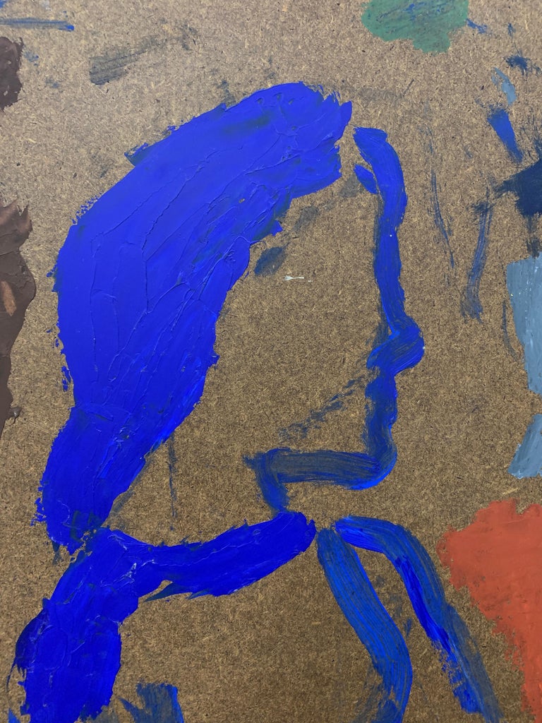 Sylvia Rutkoff - "Crossed Arms" Mid Century Abstract Expressionist NYC ...