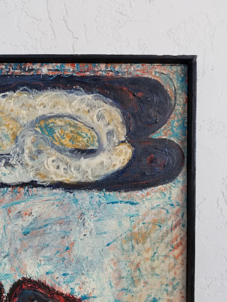Symbolic Abstract Painting by Peter Lowe For Sale at 1stDibs