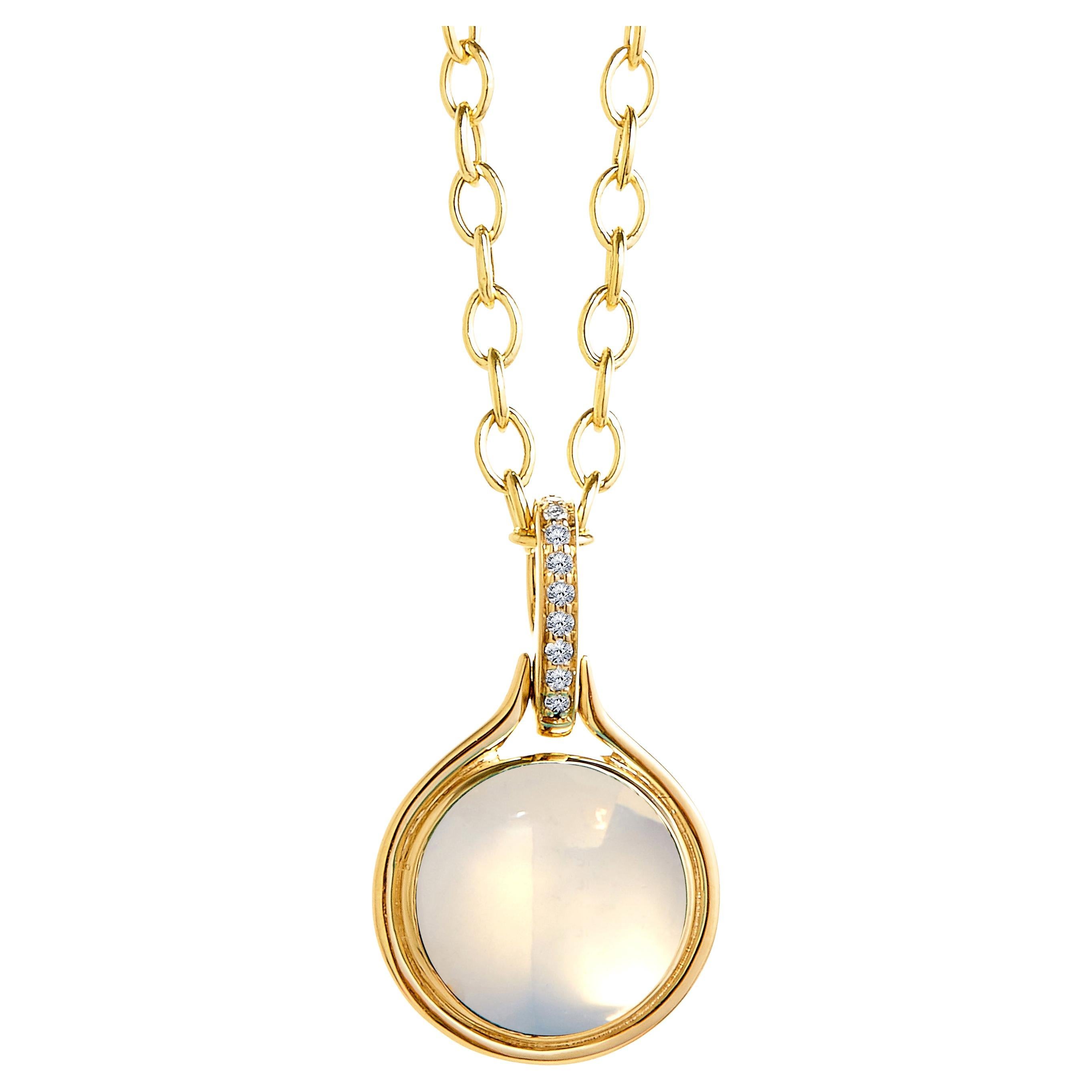 Victorian Quartz Gold Double Sided Heart Pendant at 1stDibs