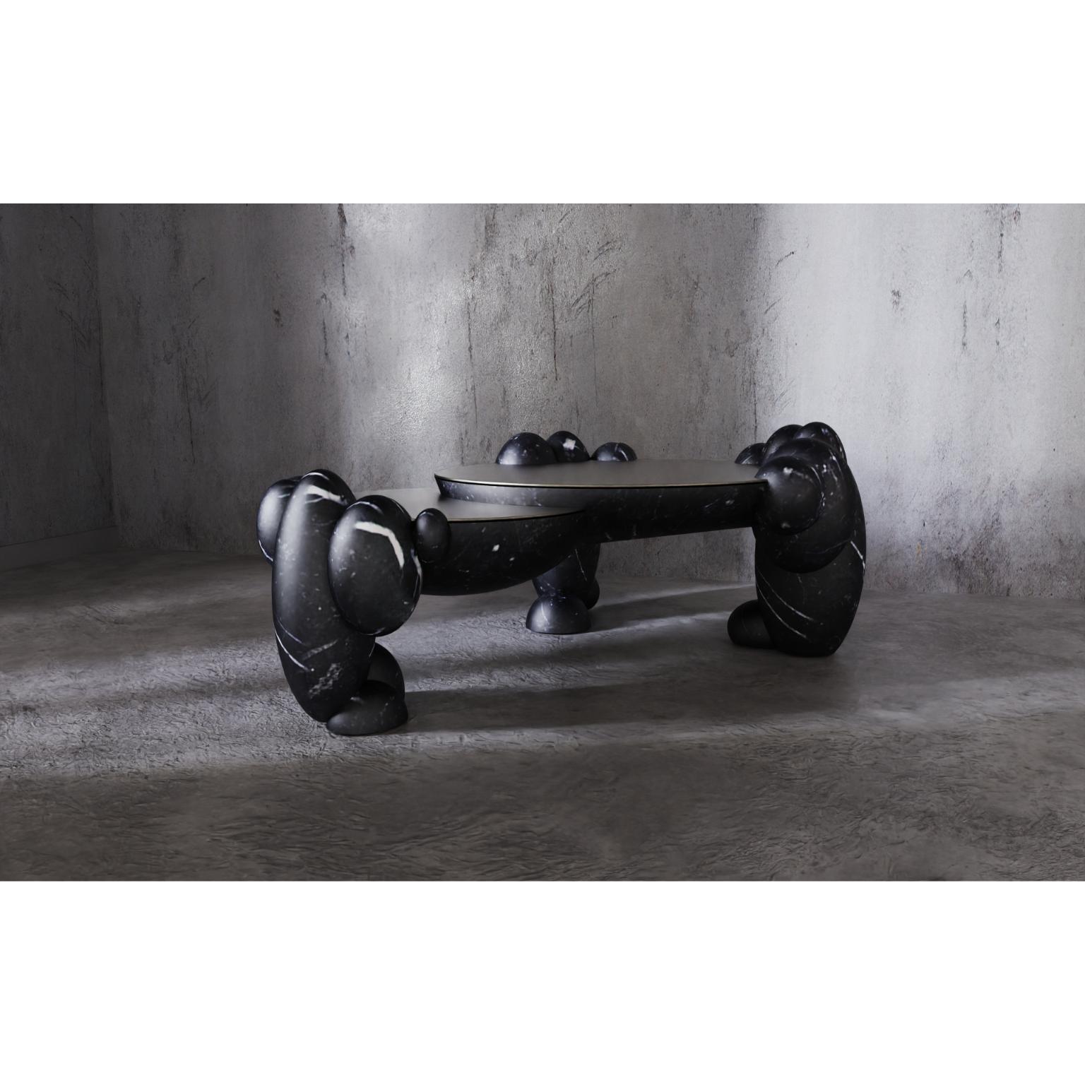 Synchronicity Nero Marquina Coffee Table by Bohinc Studio For Sale at 1stDibs