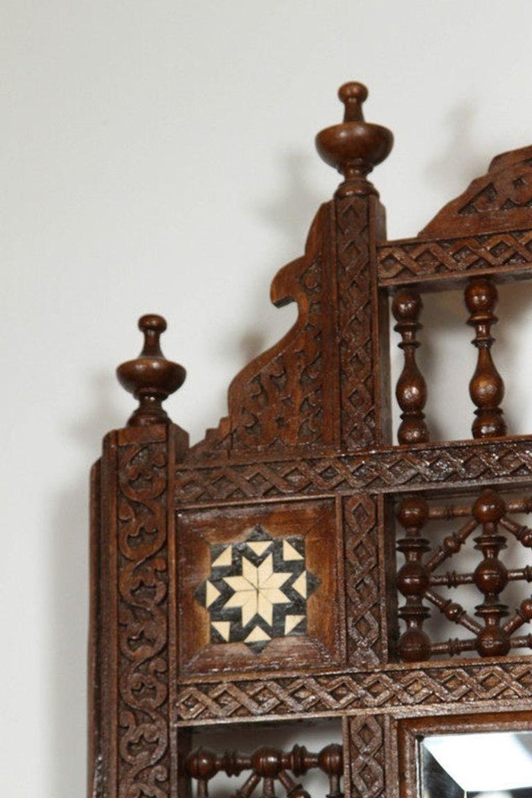 Syrian Damascus Mirror Inlaid with Mother-of-pearl For Sale at 1stDibs