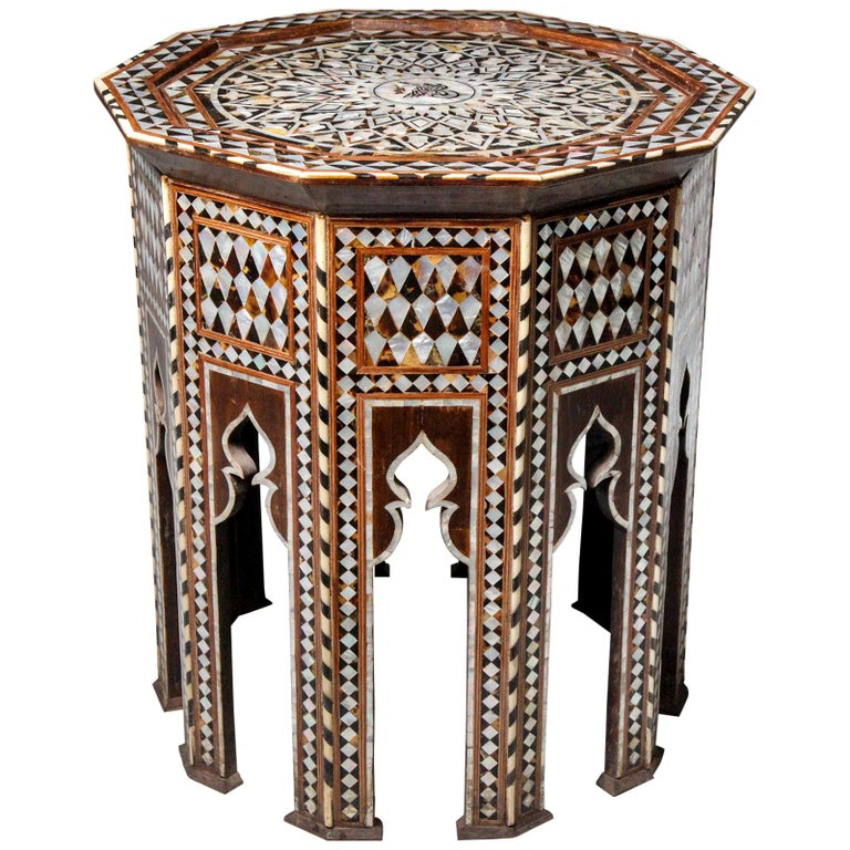 Inlaid Table at 1stDibs