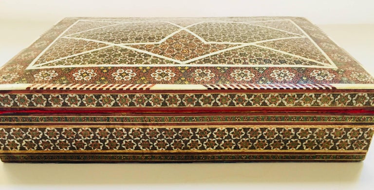 Syrian Mother-of-Pearl Bone Inlay Box at 1stDibs