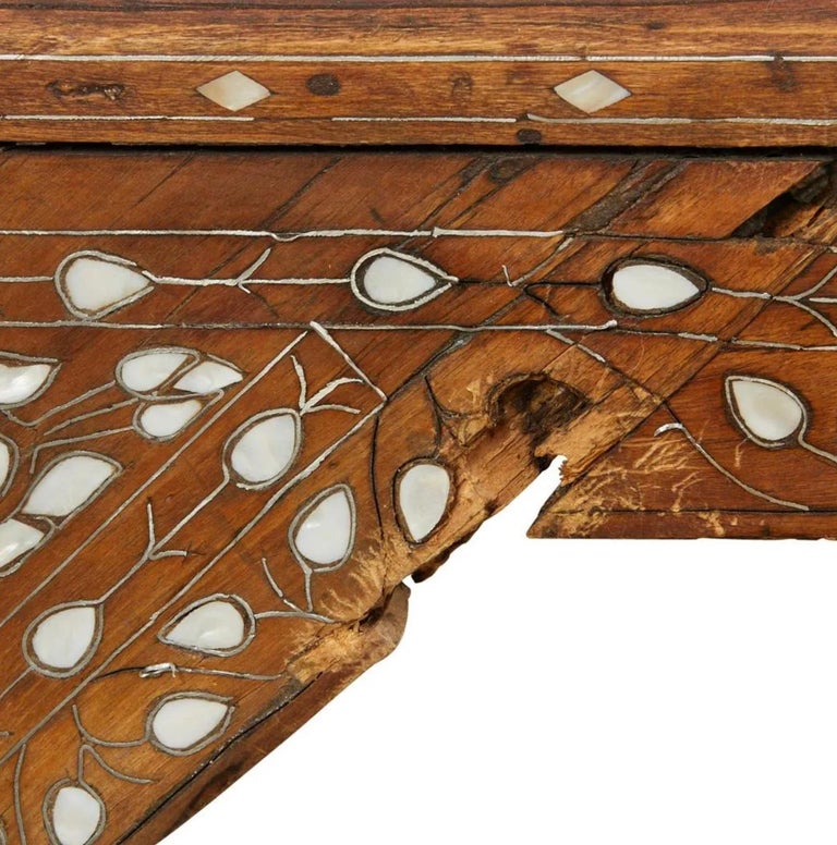 Syrian Mother of Pearl Inlaid Wedding Chest For Sale at 1stDibs