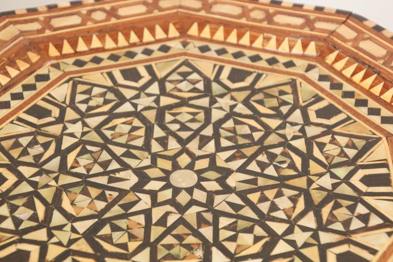 Syrian Octagonal tables Inlaid with Mother-of-Pearl at 1stDibs
