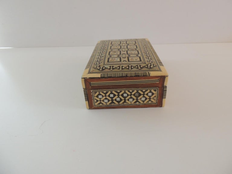 Syrian Wood and Mother of Pearl Inlaid Jewelry Box at 1stDibs | syrian ...