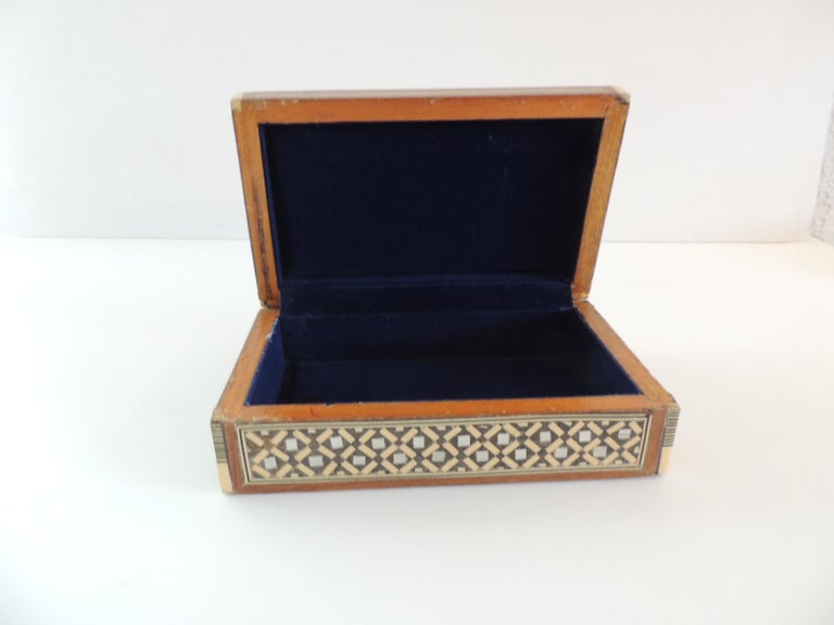Syrian Wood and Mother of Pearl Inlaid Jewelry Box at 1stDibs | syrian ...