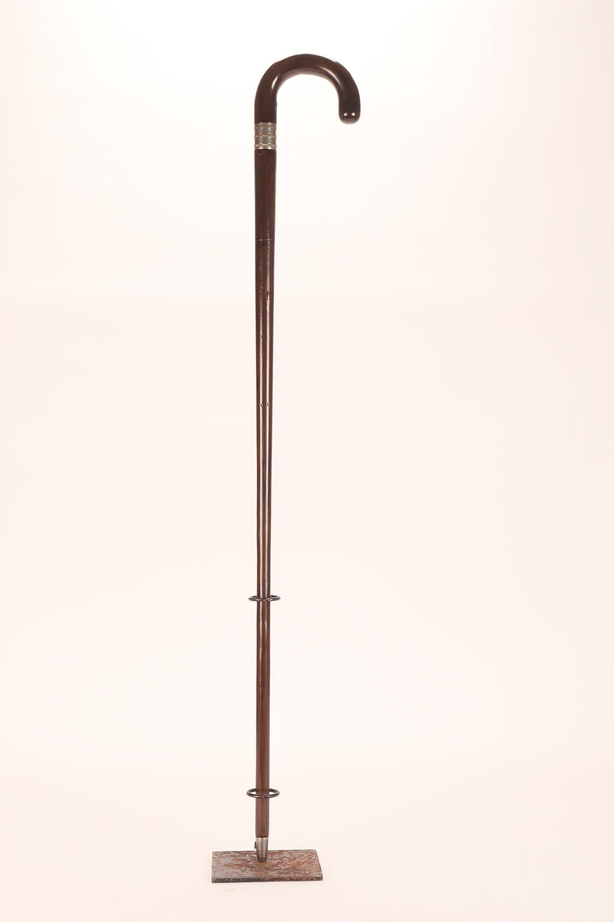 System walking stick: rare breech-loading poacher walking cane, France ...