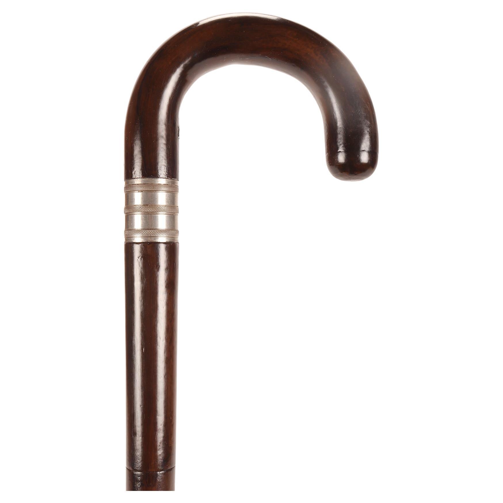 Vintage Gadget Cane, Continental, Hardwood, Walking Stick, Snooker Cue ...