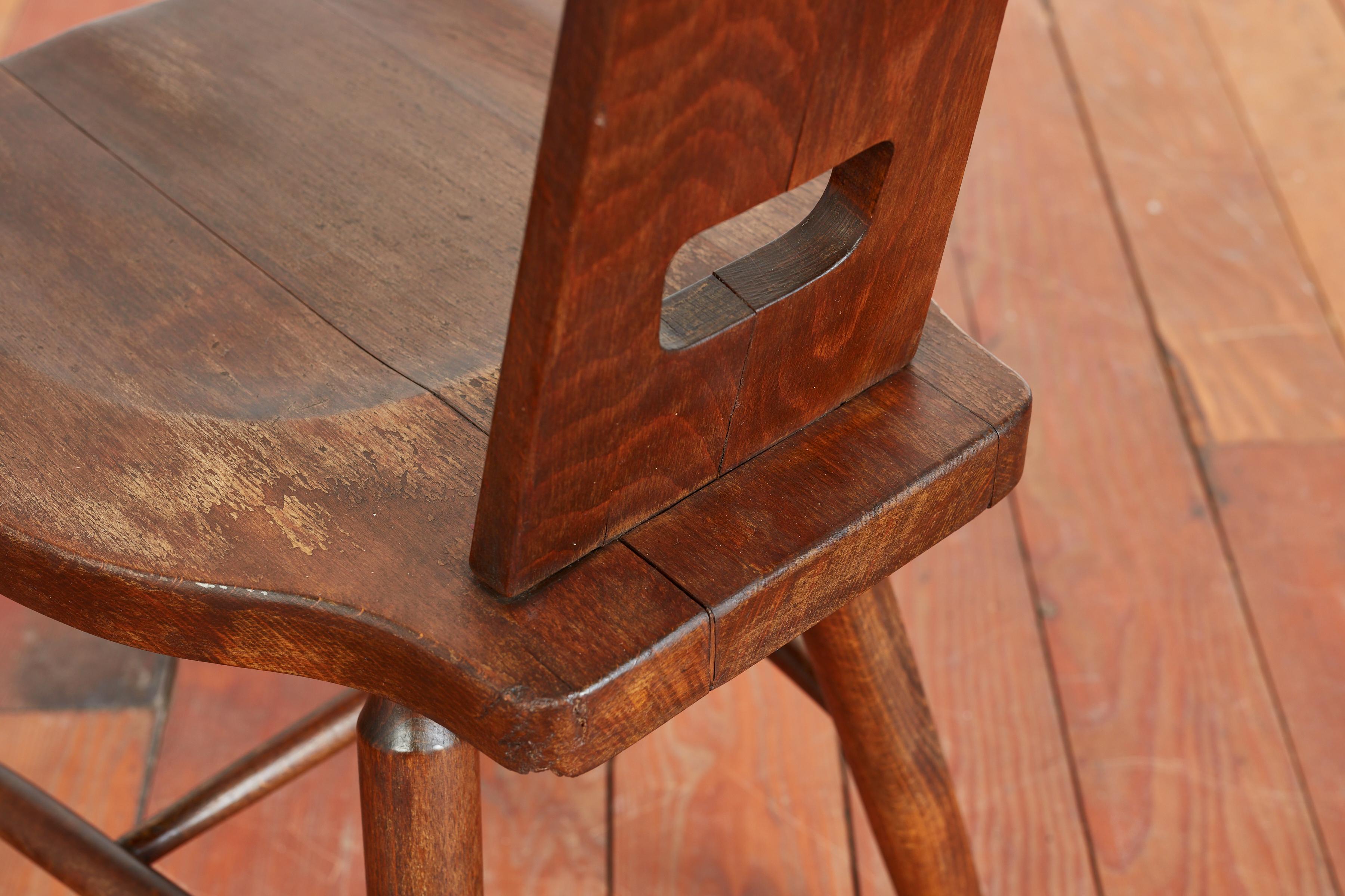 T-Back Dining Chair For Sale at 1stDibs