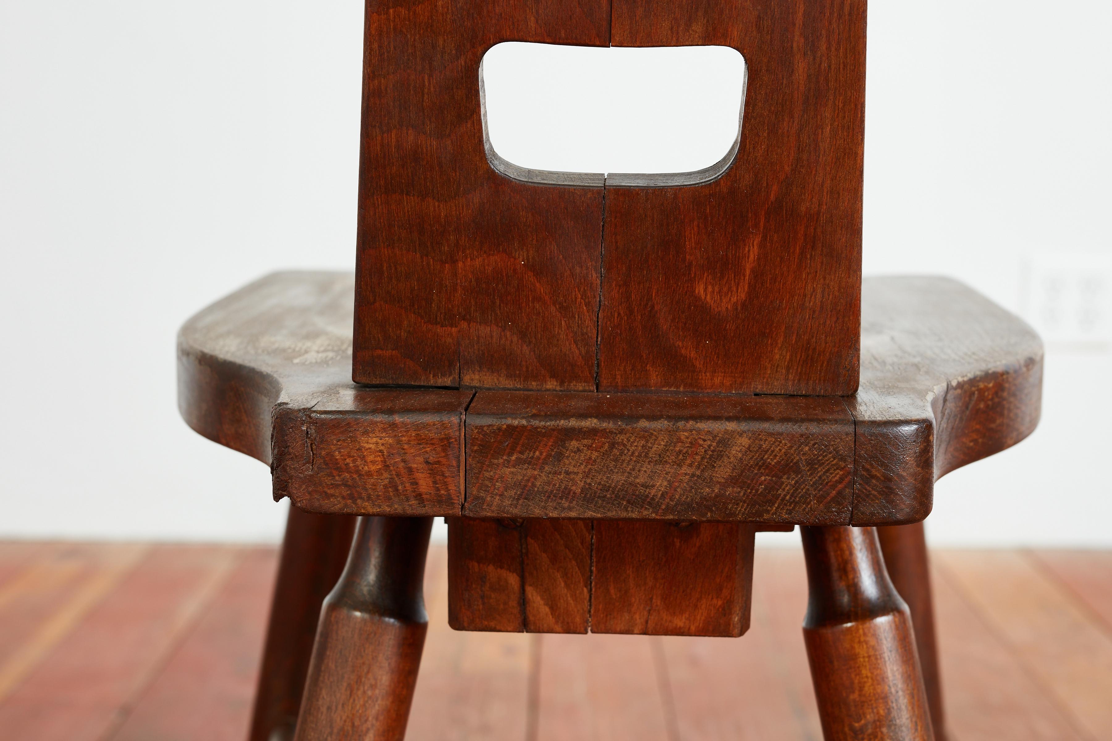 T-Back Dining Chair For Sale at 1stDibs