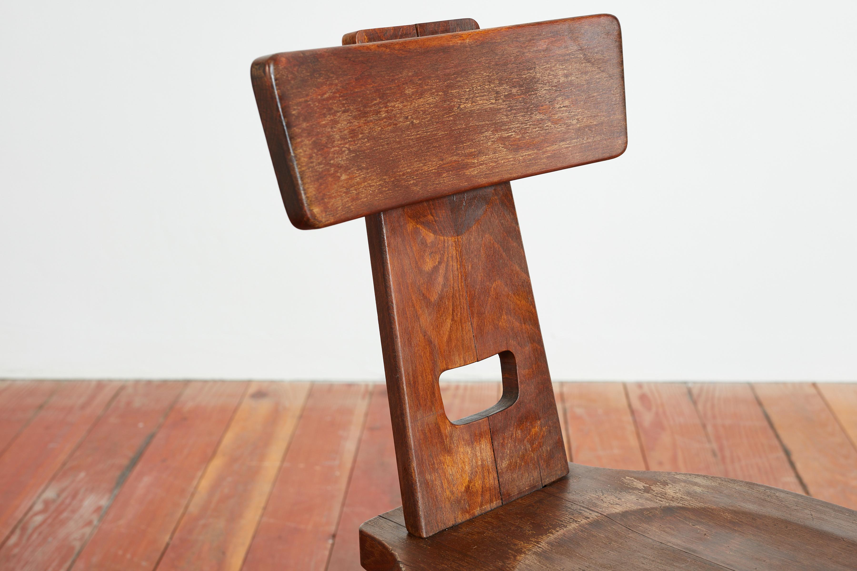 T-Back Dining Chair For Sale at 1stDibs