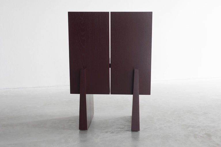 T-Elements Walnut Chair by Van Rossum For Sale at 1stDibs