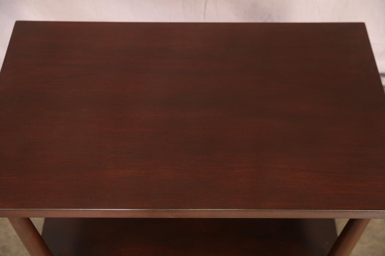 T .H. Robsjohn-Gibbings Pair of Reverse Tapper Side Tables at 1stDibs