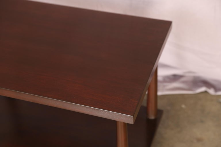 T .H. Robsjohn-Gibbings Pair of Reverse Tapper Side Tables at 1stDibs