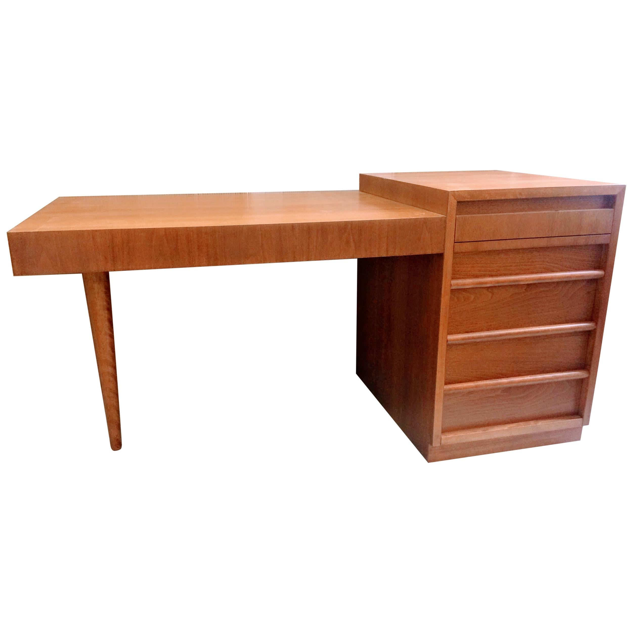 T. H. Robsjohn-Gibbings Walnut Desk Model I-695 Widdicomb, 1954 at 1stDibs