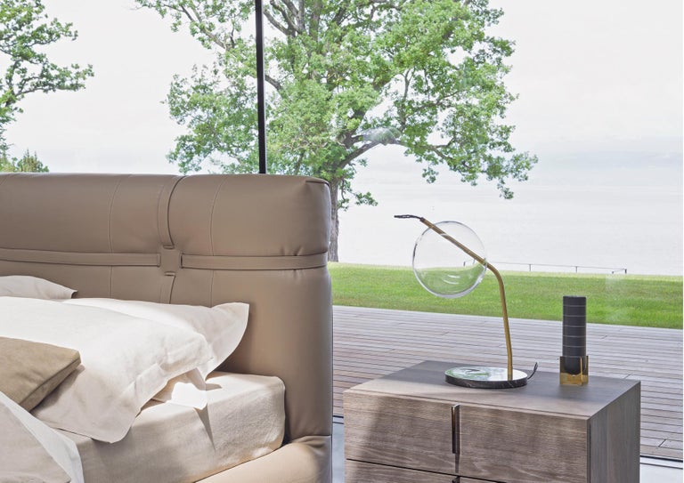 T-Mono Desk/Table Lamp Minimalist Dimmable Soft Touch Sensor, Brass ...