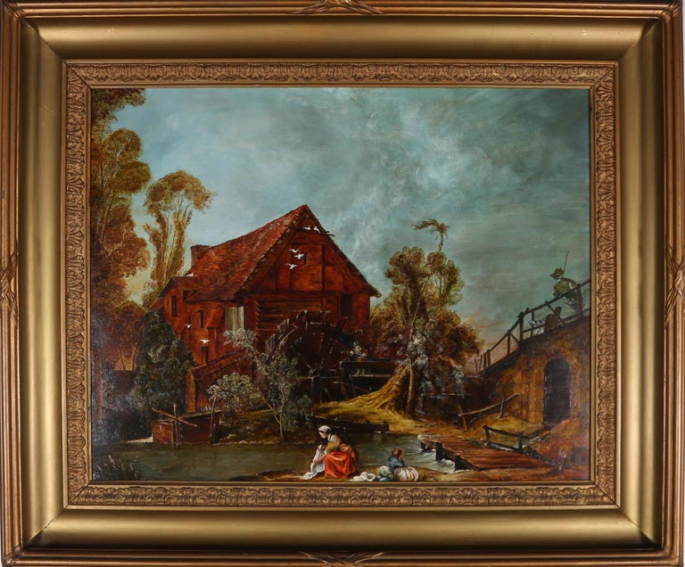 T. S. after Francois Boucher - T. S. after Francois Boucher - 1978 Oil ...