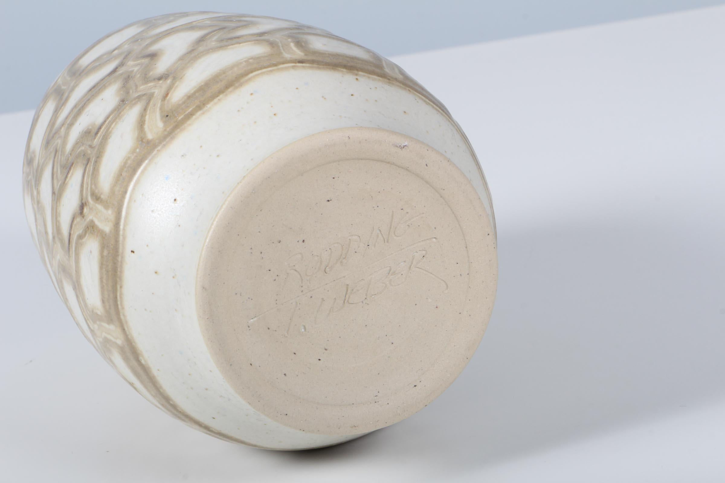 T. Weber vase from Denmark, 1960s. at 1stDibs
