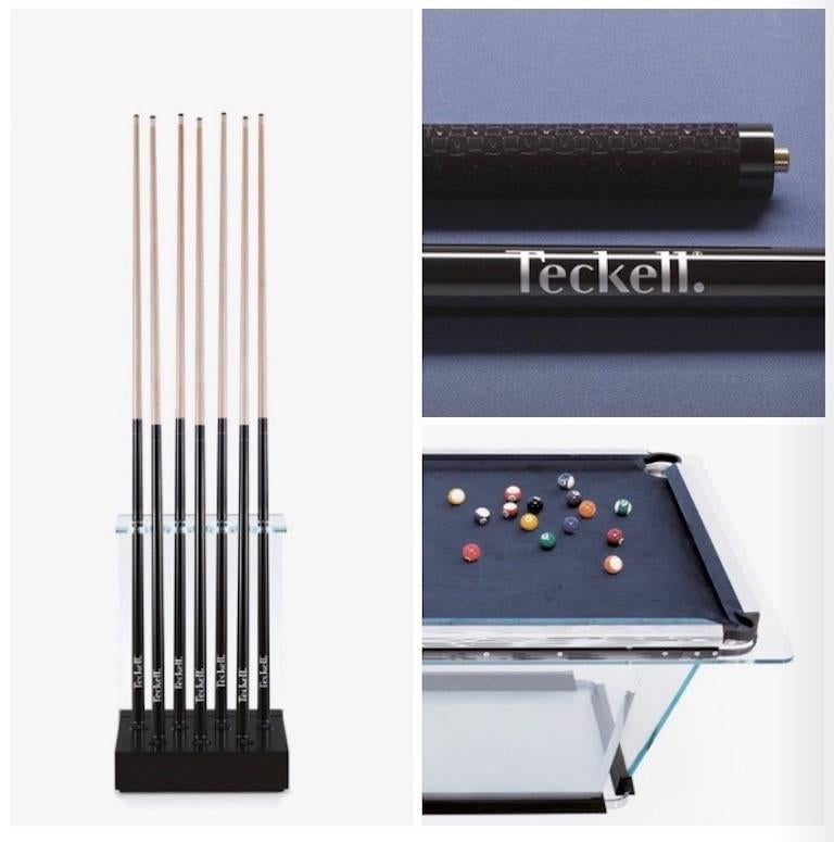 "T1" Crystal Pool Table Designed by Marc Sadler for Teckell For Sale at ...