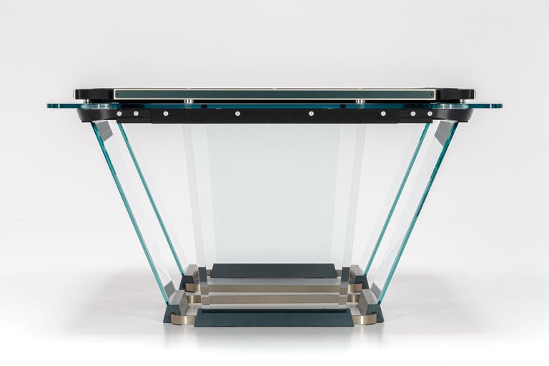 "T1.3" Crystal Pool Nine Feet Size Table Designed by Marc Sadler for ...