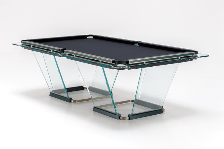 "T1.3" Crystal Pool Nine Feet Size Table Designed by Marc Sadler for ...